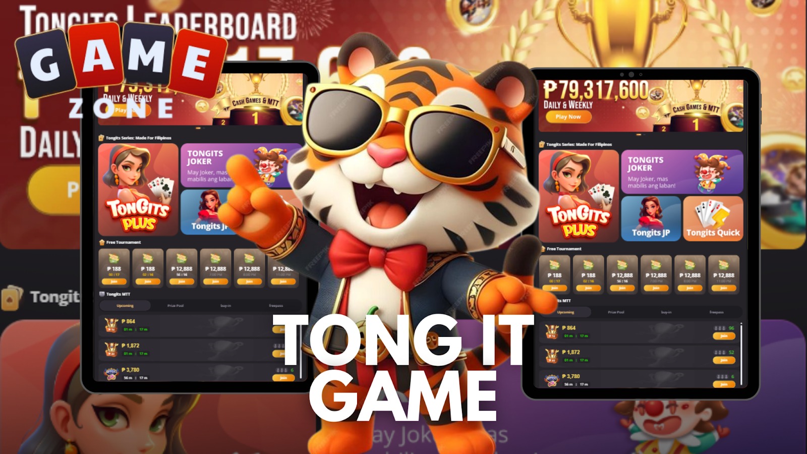 Experience Tong It Game with GameZone - Inglishe